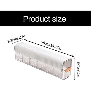 FETNHU Punch-Free Multi-functional Storage Box, 2023 New Hanging Plastic Drawer Storage Boxes With Lids, Clear Wall Mounted Drawer Organizer for Underwear/Socks/Seasoning/Ties/Storage Box (3pcs)