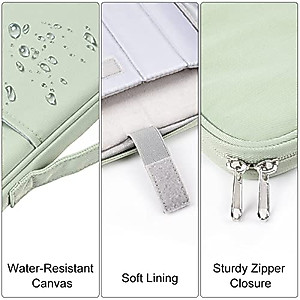 12.9 Inch Tablet Sleeve Bag, iPad Pro 12.9 Tablet Protective Carrying Case for iPad Pro 12.9 M2/M1/2022-2018, Surface Pro 9/8/X/7/6, 12.4" Samsung Galaxy Tab S8/S7+/Plus/FE/Tab Pro S 12.2" Pouch, Mint