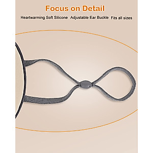 Hochoek Ice-Cold-Silk-Sleep-Mask Eyeshade Eye-Mask Eye-Cover - Double-Sided Warm and Ice-Cold Series (Classic Grey/Deep Rock Ash+Green/Beige+Dark Blue/Light Pink)