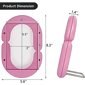 H-A Solid Wood Photo Frame Double Sided Picture Frame for Wall Mounting or Tabletop Display