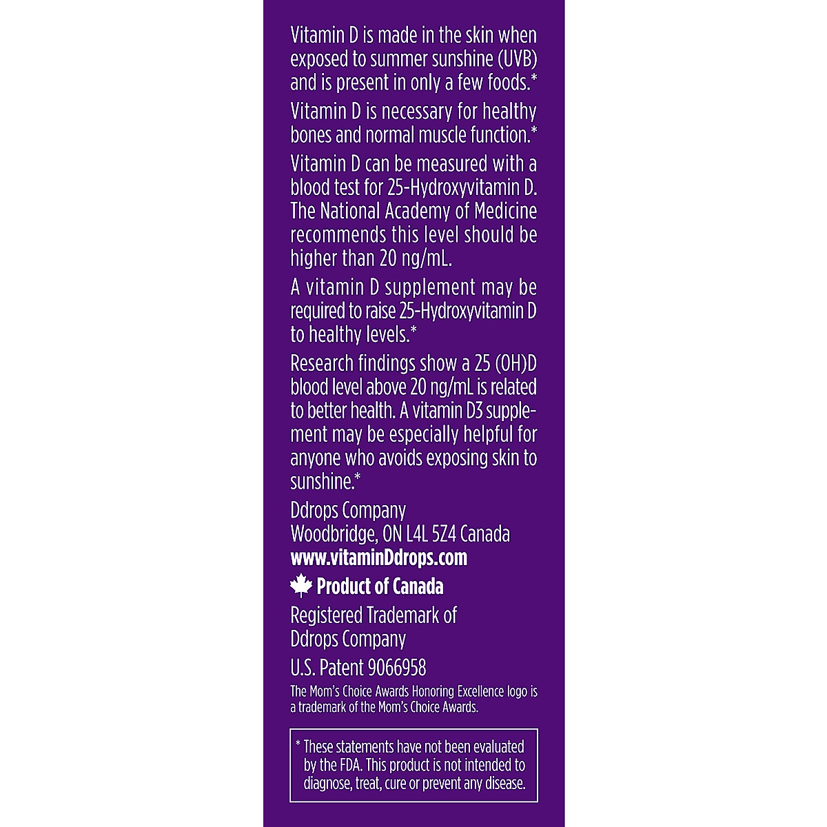 Ddrops Kids Booster 600IU 100 drops - Daily Liquid Vitamin D for Kids. Support Strong Bones & Immune System in Children. No Preservatives, No Sugar, Non-GMO, Allergy-friendly