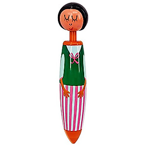 SunAngel® Originality Fashion Designed Doll Pen Cartoon ballpoint pen，Cute Creative Stationery and Office Supplies(5PCS)