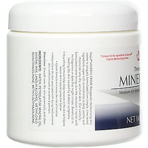 Therapeutic Moisturizing Minerin Creme 16oz for Dry, Sensitive Skin (Pack of 4)