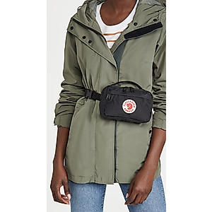 Fjallraven Women's Kanken Hip Pack, Black, One Size