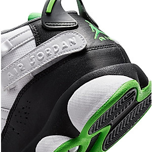 Big Kid's Jordan 6 Rings White/Green Strike-Black (323419 130) - 5