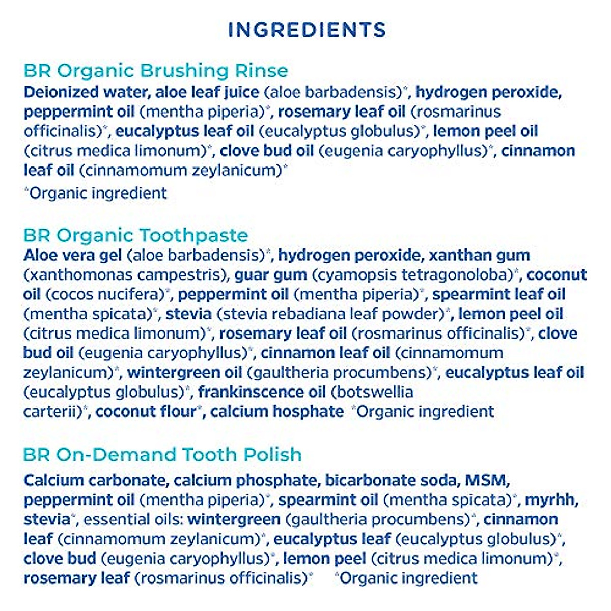 Essential Oxygen Pristine Protocol A 3-Step System (1. Rinse 2. Brush 3. Polish) for Your Best Smile Ever, 3 Count, Combo Pack