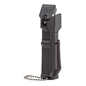 Mace Brand Triple Action Police Model Pepper Spray, Black, Normal