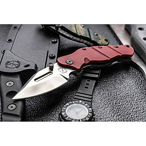 Sniper Bladeworks LPC Framelock Red/Satin SBLPCREDS