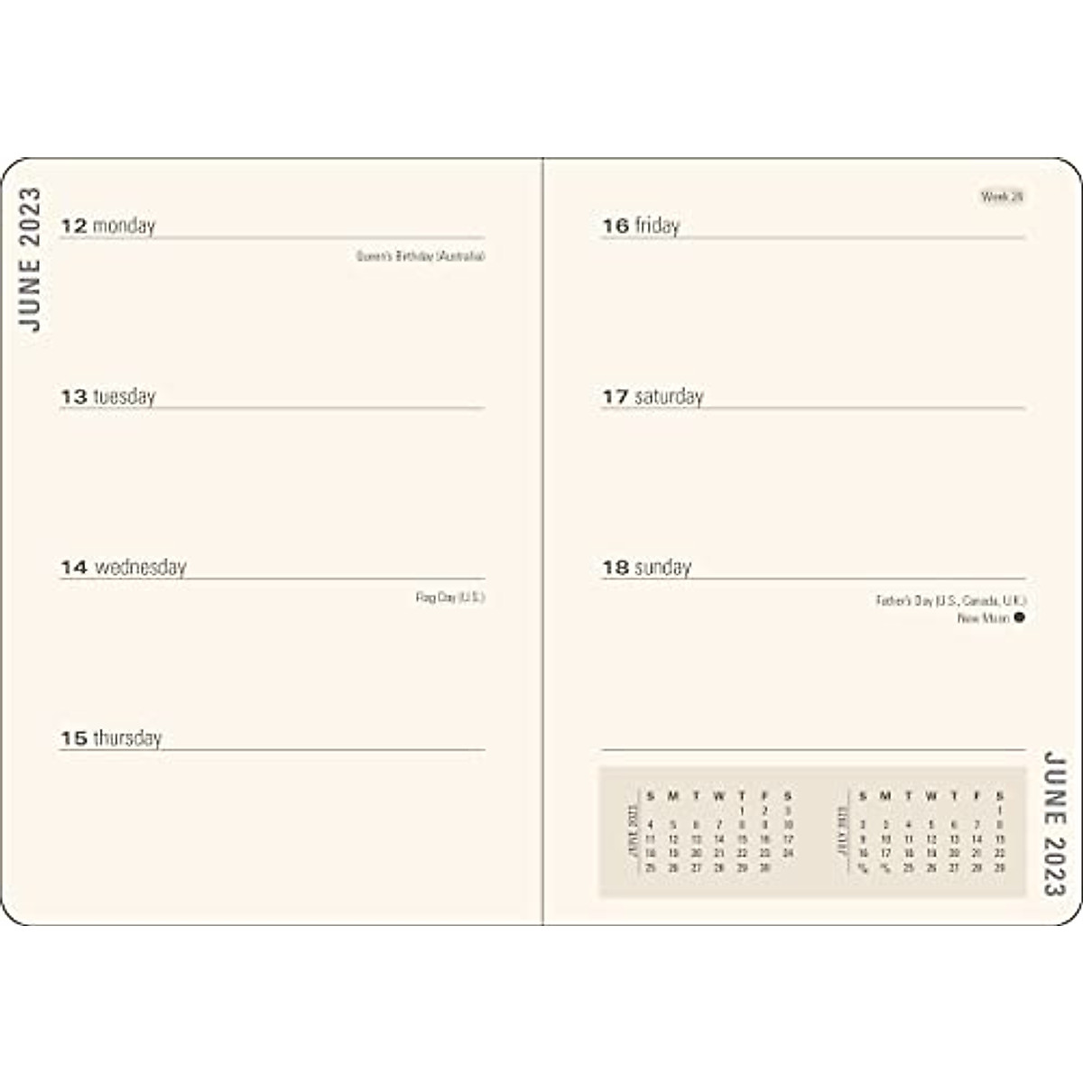 2023 Persian Grove Weekly Planner (16 months, Sept 2022 to Dec 2023) (English and German Edition) (English, German and Japanese Edition)