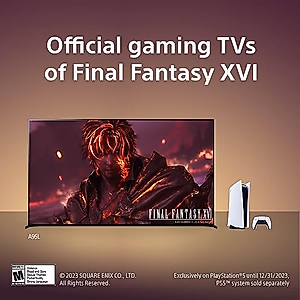 Sony QD-OLED 65 inch BRAVIA XR A95L Series 4K Ultra HD TV: Smart Google TV with Dolby Vision HDR and Exclusive Gaming Features for The PlayStation® 5 XR65A95L- Latest Model,Black