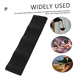 Cabilock 4 pcs Wine Bottle mat can Holder soda can Organizer for Refrigerator Fridge soda can Organizer Beer Stacker Vertical Wine Rack Creative Wind Bottle Tray Non-Slip Silica Gel Gift