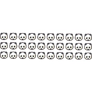 StickerTalk Panda Camera Dots Webcam Covers, 1 sheet of 30 stickers, 0.4 inches x 0.35 inches each
