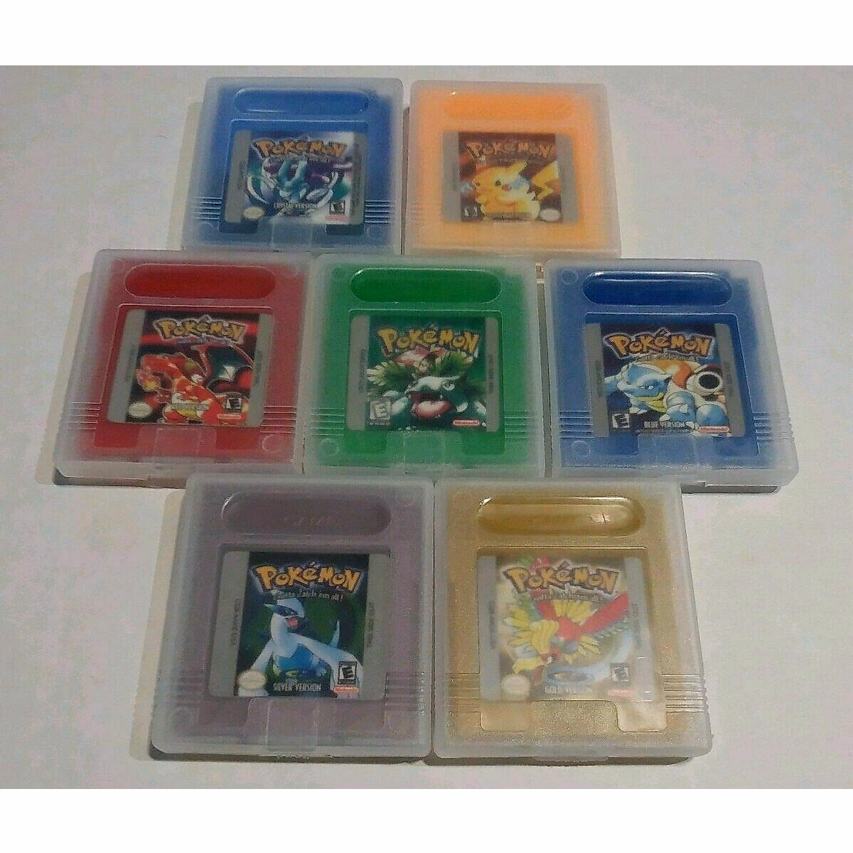 Pokemon Gameboy games Legacy Collection. All games for Gameboy Color (7) & Gameboy Advance (5) [Gameboy Color & Advance Collection 12 pack]