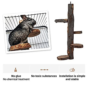 Perch Branch, Bird Perch Stand Easy to Install Wood for Jumping Toy