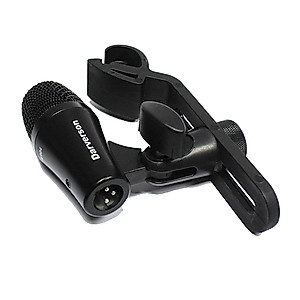 Cardioid Dynamic Tom Snare Drum Microphone Mic for Drum Kit Percussion Instrument Sound Pickup with Fixed Holder Mount