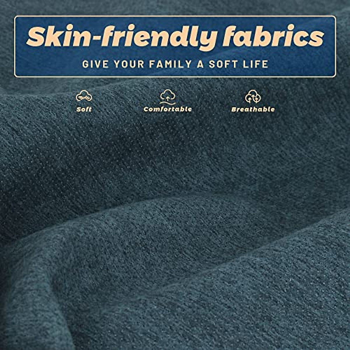 sutailocus Bench Cushion Double Piping Indoor/Outdoor Bench Cushion Bench Cushions for Indoor Furniture, Indoor Window/Piano/Porch Swing Cushion with Adjustable Ties (30x14x3, Deep Blue)