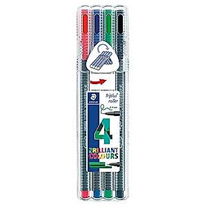 Staedtler Triplus Rollerball Pens, 403SB4