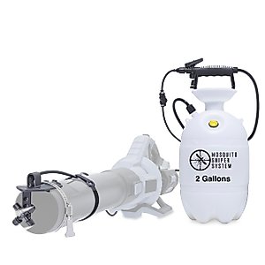 Pesticide Sprayer | Insecticide Sprayer and Mosquito Mister System | Pest Control System for Fleas, Ticks, and Mosquitos | Kit + Tank Sprayer