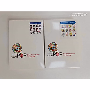 24pc 5D Diamond Painting Kits for Kids, DIY Animals Diamond Painting Stickers, Handmade Digital Diamond Arts Craft Mosaic Stickers, Suitable for Children Aged 4-12(B-Animation)