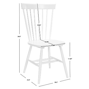 SAFAVIEH Parker Parkse Side Chair, 0, White