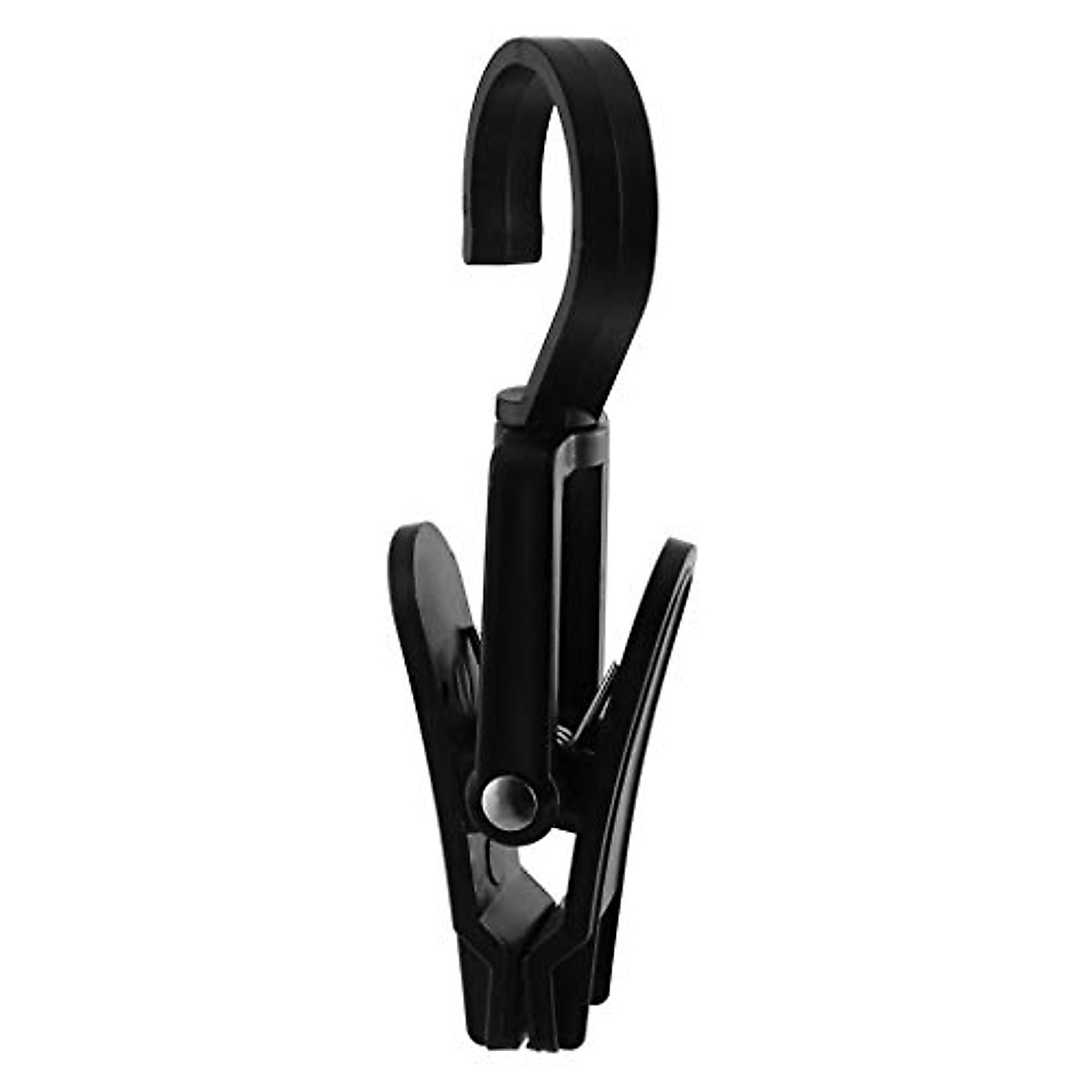 ZRM&E 10pcs Laundry Hooks Clip Black Plastic Clothes Pegs Towel Socks Hanging Pegs Laundry Hangers Store Drapery Clips