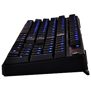 Tt eSPORTS Thermaltake Tt e Sports Poseidon Z Blue Switches with 4-Level Brightness Blue LED Mechanical Gaming Keyboard KB-PIZ-KLBLUS-06