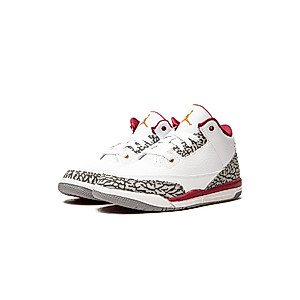 NIKE Jordan Preschool Air Jordan 3 PS 429487 126 Cardinal - Size 1.5Y