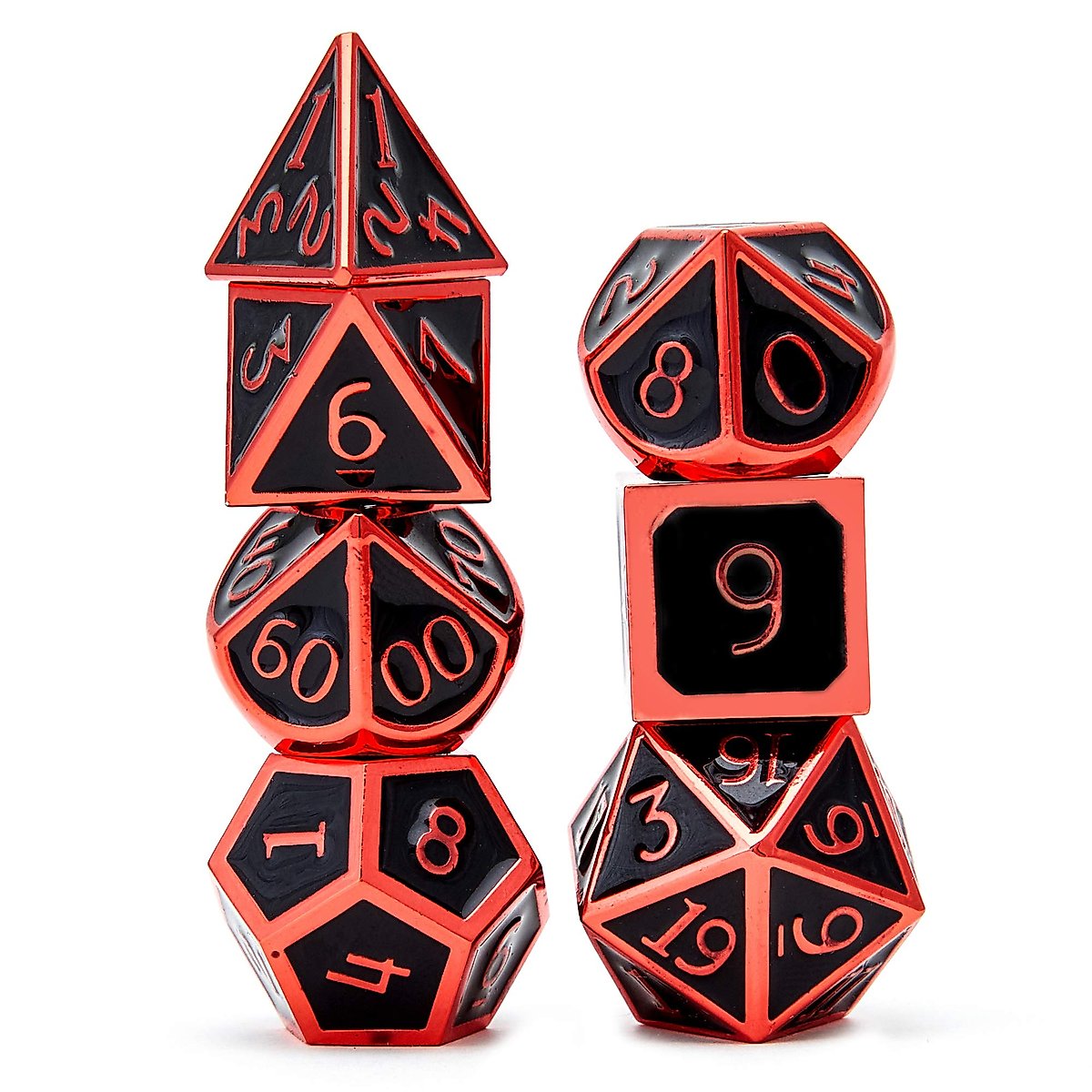 DND Dice Handmade Resin Sharp Edge D&D dice Set for Dungeons and Dragons RPG dice Beautiful Interior refractive Surface Wonderful and Unusual