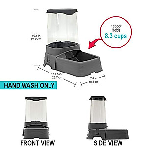 SportPet Food Bowls_Raised Stainless Steel Bowl_Gravity Feeder and Waterer