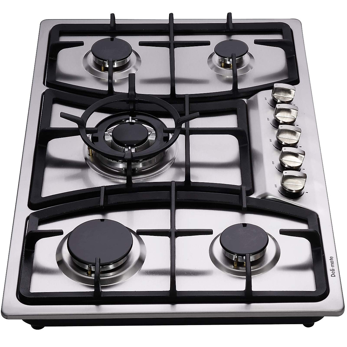 30 Inch Gas Cooktop LPG/NG Convertible Gas Burner Stainless Steel Gas Hob Built-In Gas Cooktop DM527-SA03Z Gas Stovetop