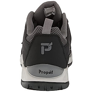 Propét Mens Vestrio Hiking Shoe, Black/Grey, 9 XX-Wide US