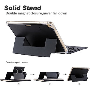 valkit 2017/2015- Smart Keyboard Folio for iPad Pro 1st & 2nd Gen, 12.9 InchKeyboard Case with Pencil Holder