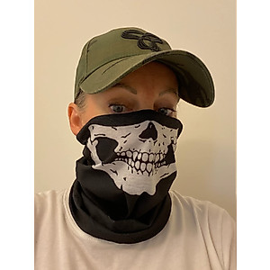 30PCS Neck Gaiters Scarf Head Wrap Headwear Balaclava Face Mask Sun Bandanas for Women Men Running,Cycling,Fishing (Multicolor)