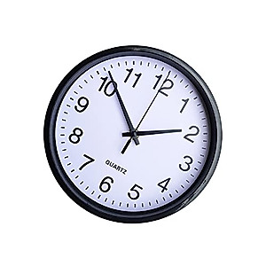 TXY Wall Clock Mute Movement Creative Watch with Simple Modern Design Silent Clock for Home Living Room Decoration (8in (20cm))