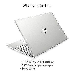 HP ENVY 13 Laptop, Intel Core i7-1165G7, 8 GB DDR4 RAM, 256 GB SSD Storage, 13.3-inch FHD Touchscreen Display, Windows 10 Home With Fingerprint Reader, Camera Kill Switch (13-ba1010nr, 2020 Model)
