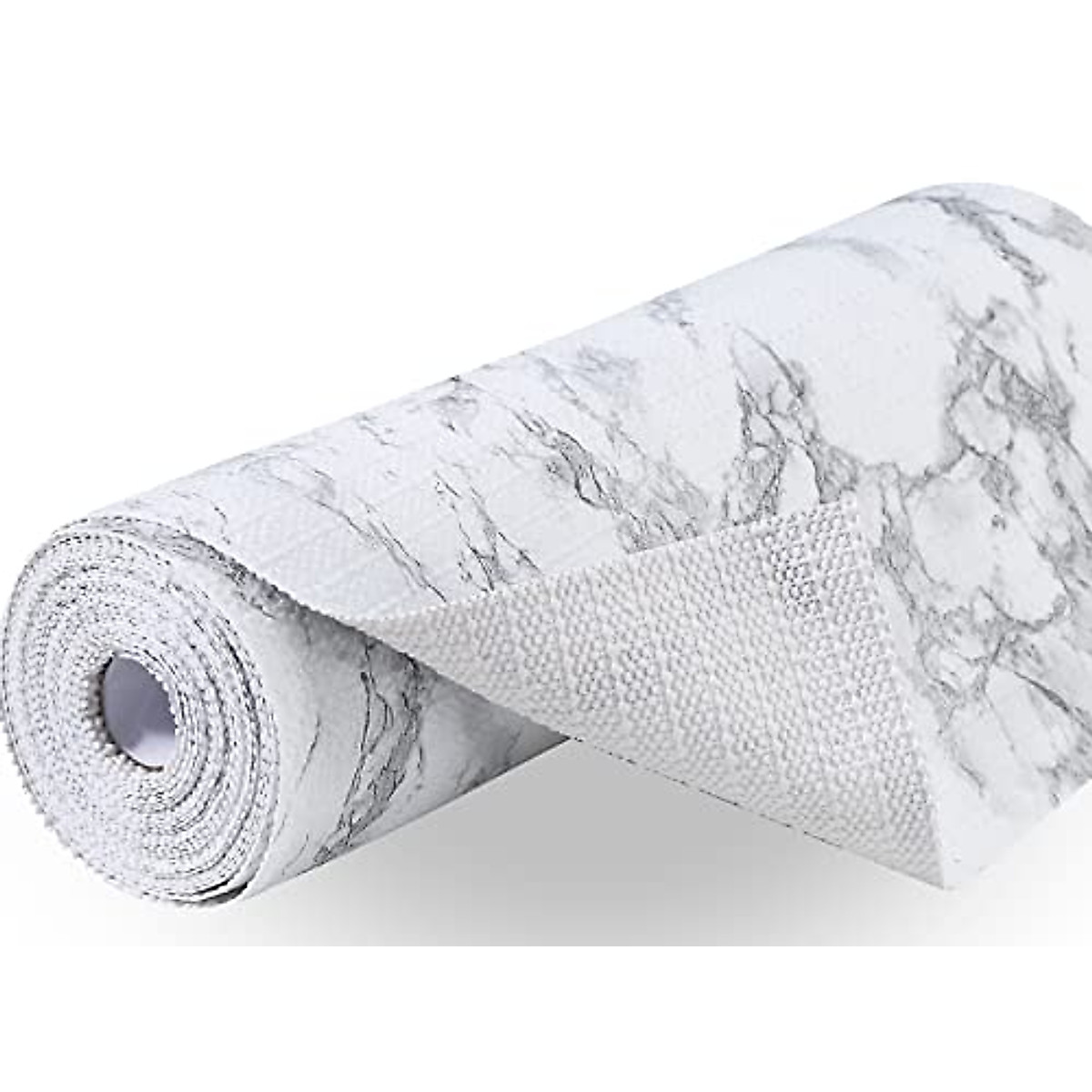 Premium Drawer and Shelf Liner for Cabinet, Non Adhesive Liner for Kitchen, Strong Grip Non Slip Shelf Liners for Kitchen Cabinets, Storage, Drawers, Shelves, Kitchenware and Tableware, Marble