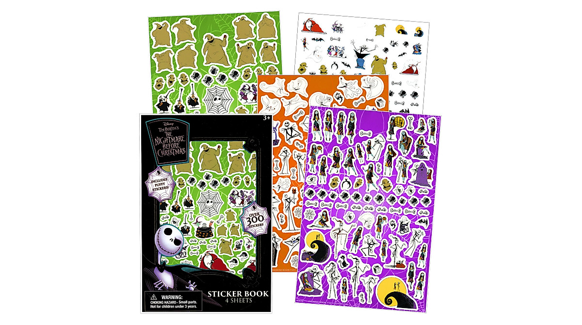 Nightmare Before Christmas Stickers & Door Hanger Craft Set