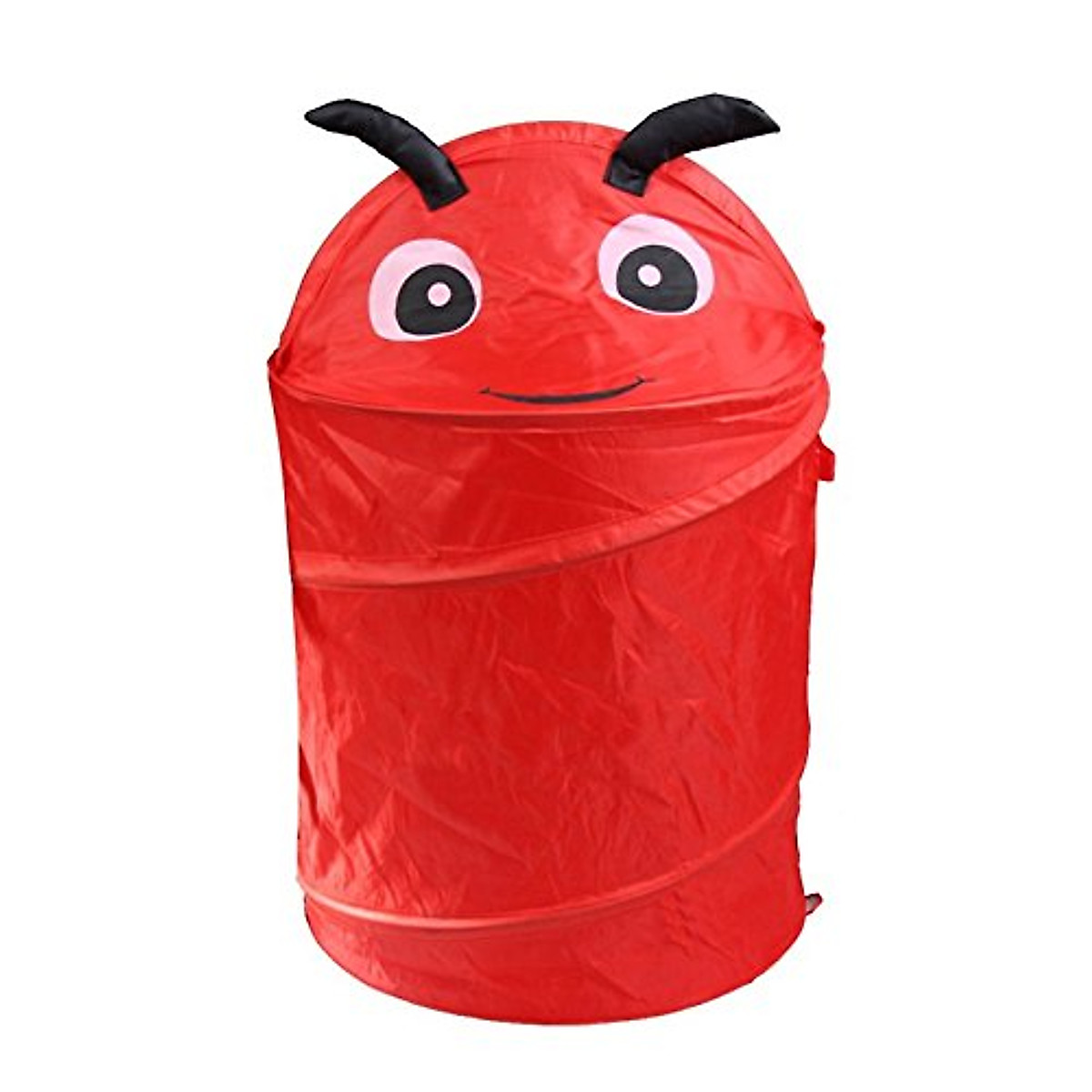 Honghong Laundry Basket Cute Cartoon Animal Folding Bucket Kids Toy Dirty Clothes Container Organizer (2#)