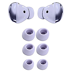 JNSA Silicone Eartips Replacement for Galaxy Buds Pro Earbuds , S/M/L 3 Size 3 Pairs ,Fit in The Case, Earbuds Ear Gels Ear Tips, Violet