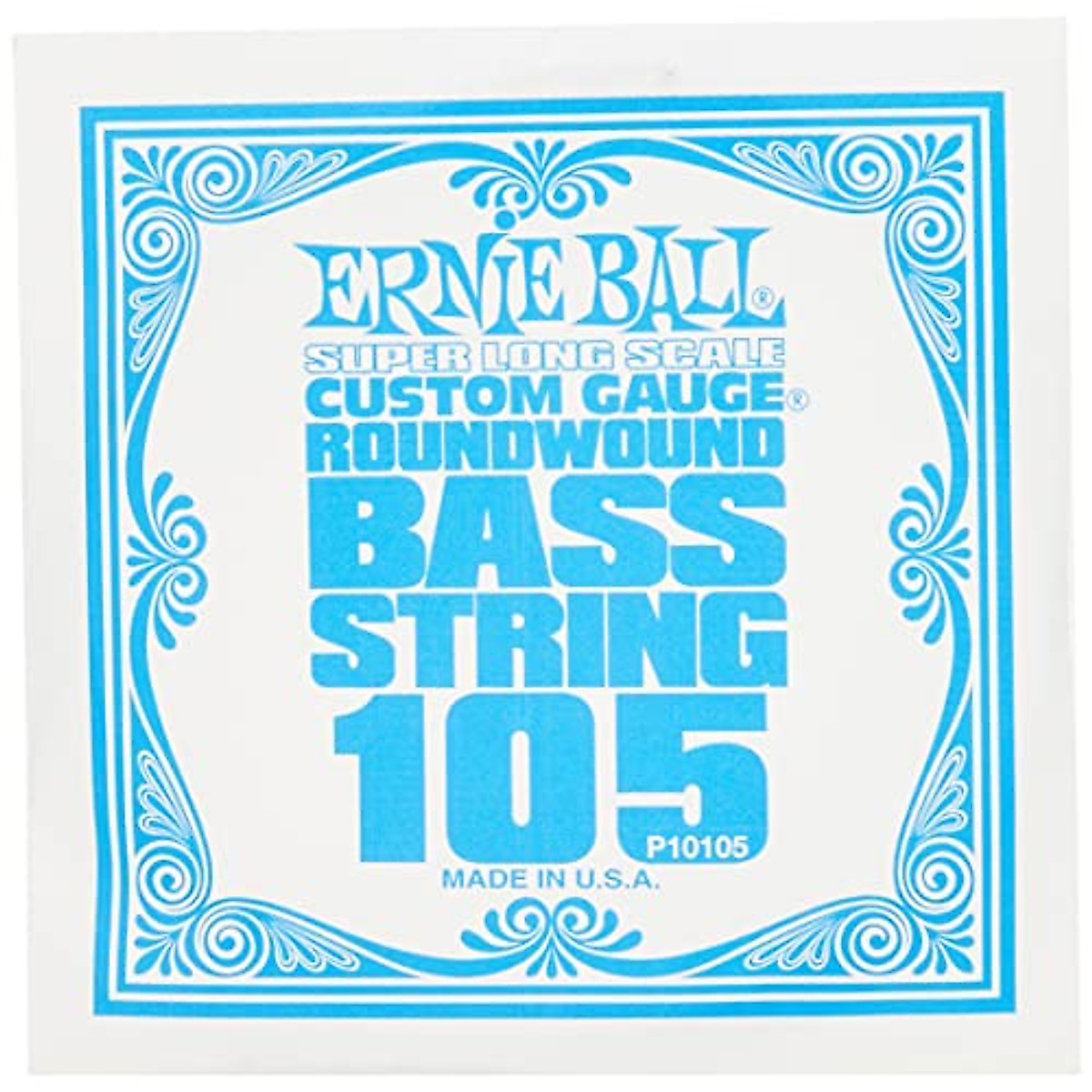 Ernie Ball 5-String Super Long Scale Slinky Nickel Wound Bass Guitar Strings, 45-130 Gauge (P02850)