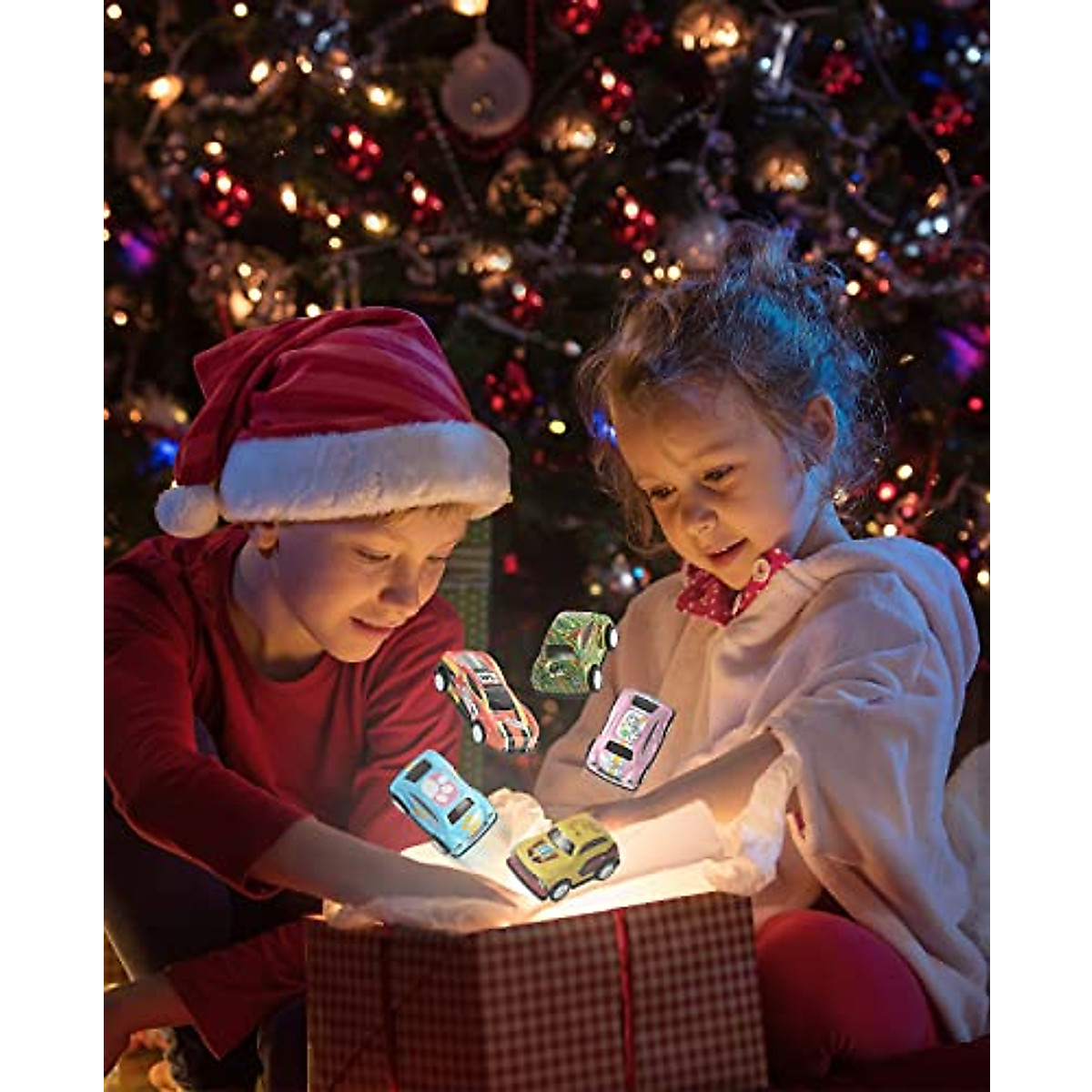 MONKLE 36 Pack Pull Back Cars, Friction Mini Toy Cars Fun Bulk Race Car Set for Kid Ages 3 4 5 6 Years Old, Boys and Girls Christmas Birthday Party Gifts, and Treasure Box Toys for Classroom