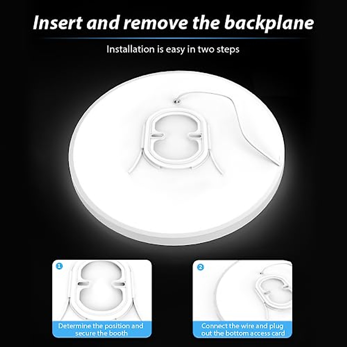 JHPGEOE Flush Mount LED Ceiling Light Fixture,Ultra-Thin 30W LED Ceiling Light,Close to Ceiling Lighting Fixtures for Living Room,Bedroom,Dining Room,Kitchen,Laundry Room (White Light (White))