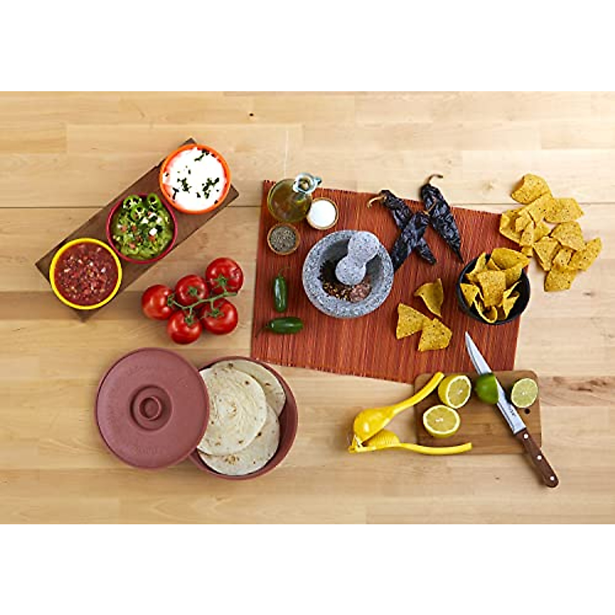 IMUSA USA Terracota Tortilla Warmer, 1 Pack, Brown