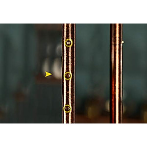 Stylish Simplicity Wine Stemware Racks Ceiling Mounted Hanging Wine Bottle Holder Metal Goblet Wine Glass Rack Various, PIBM, Bronze, 120 * 30cm