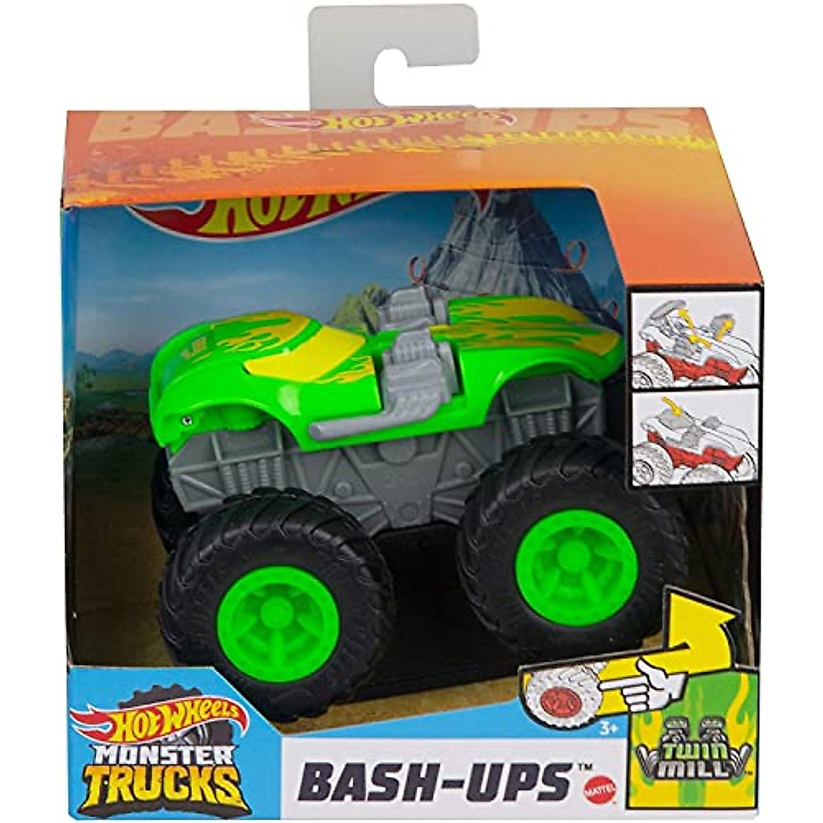HOT WHEELS MONSTER TRUCKS 1:43 BASH-UPS AST Vehicle