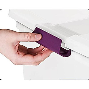 Sterilite 116 Quart and 66 Quart Multipurpose Ultra Storage Tote Box Storage Containers for Home or Office Organization, Clear, 4 Pack and 6 Pack