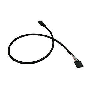 zdyCGTime 50CM Micro USB 5pin Male to 1x 5Pin Female 0.1" USB Header PCB Motherboard Cable