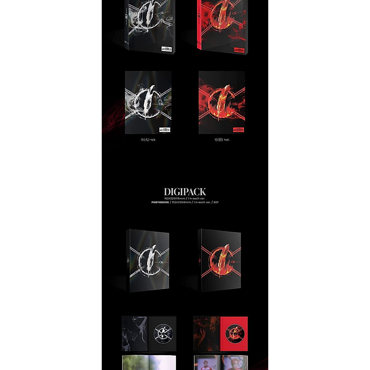 CIX - 5th EP OK Episode 1 : OK Not PHOTOBOOK VER CD+Folded Poster (Random ver.)