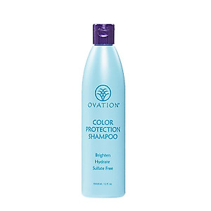 Ovation Color Protection Shampoo - Brightens and Hydrates Treated Hair - 12 oz - With Rice Bran, Avocado, Passionfruit Seed Oils