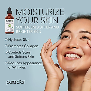 PURA D'OR 4 Oz ORGANIC Vitamin E Oil Blend 70,000 IU - 100% Natural Hexane Free, Sweet Almond, Apricot, Jojoba, Argan, Rosehip, Sunflower & Avocado Bath Oil For Scars, Skin, Face & Full Body